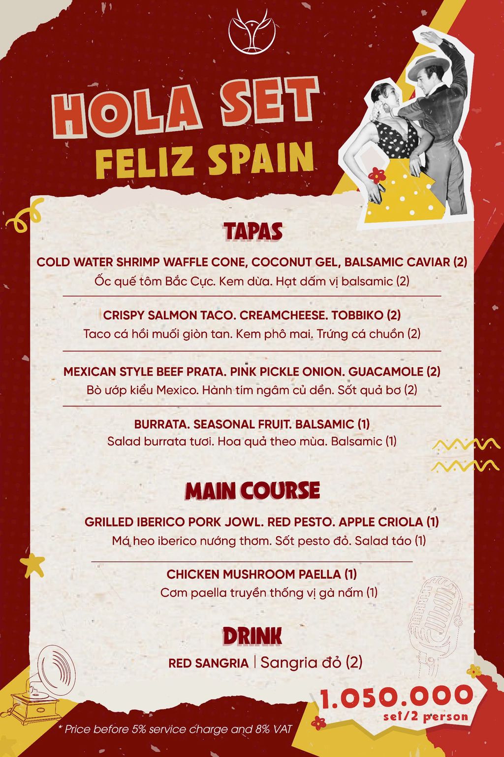 SET MENU / PROMOTION | Feliz - Modern Tapas Bar