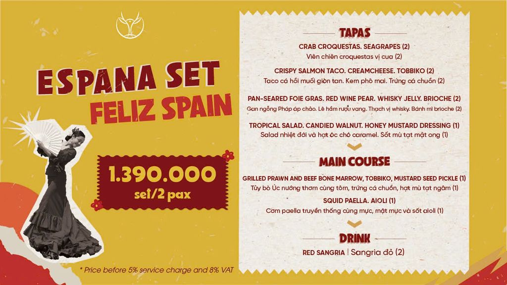 SET MENU / PROMOTION | Feliz - Modern Tapas Bar