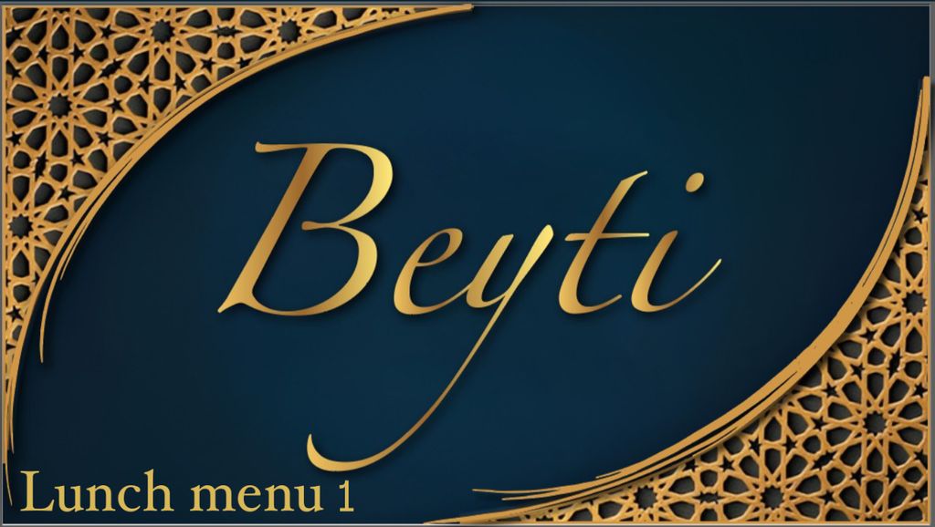 Lunch Menu | BEYTI